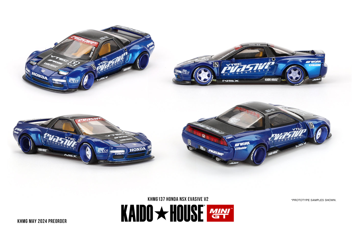 (KHMG137) Honda NSX Evasive V2 – 303 Exclusive Diecasts