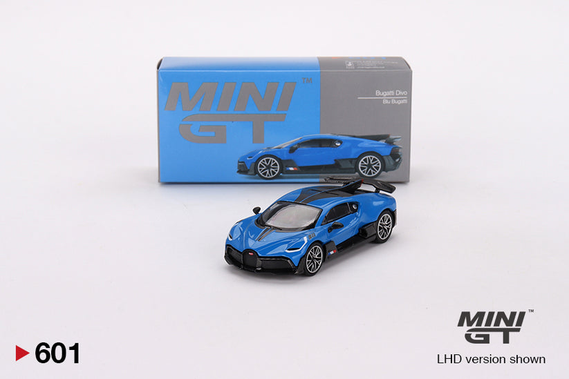 (MGT00601) Bugatti Divo Blu Bugatti (Box Version) – 303 Exclusive Diecasts