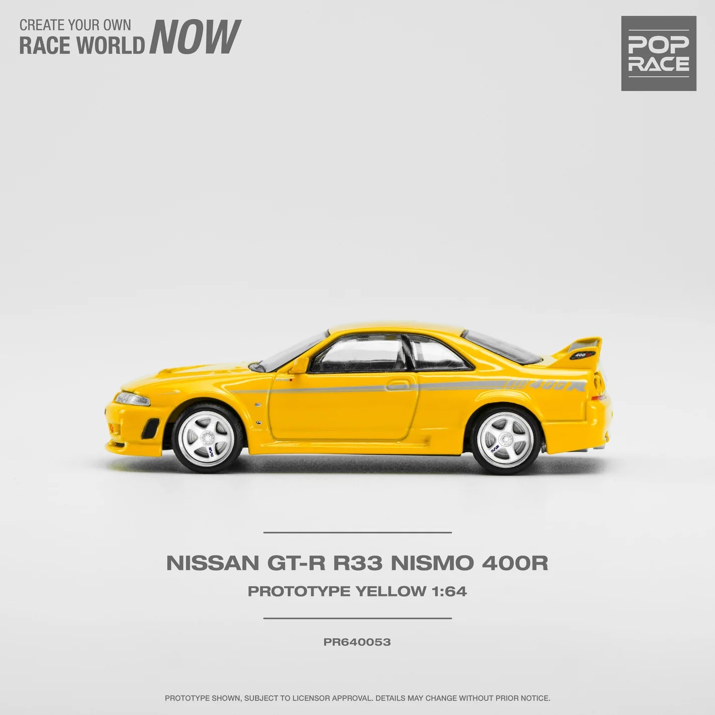 (PR640053) - Nissan Skyline GT-R R33 Nismo 400R (Prototype Yellow ...