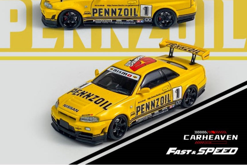 (Pre-Order) Skyline GT-R R34 Nismo Z-Tune version Penzoil livery (Yell ...