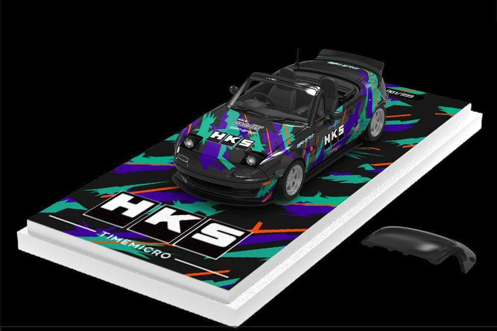 (Pre-Order) (TM646912) Mazda MX5-HKS livery – 303 Exclusive Diecasts